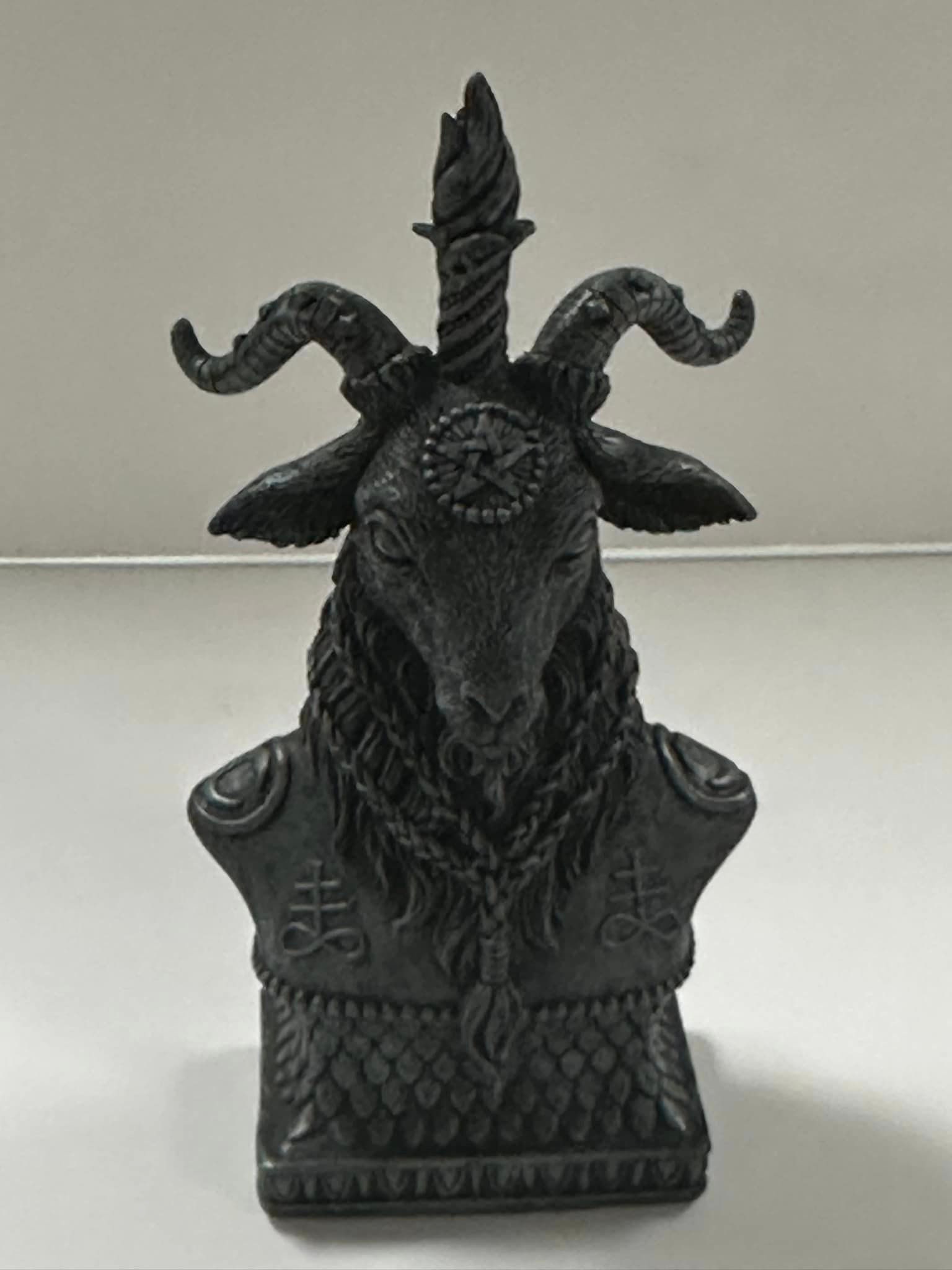 Unique Art Hand Carved Baphomet Bust Statue Home Decoration - Etsy UK