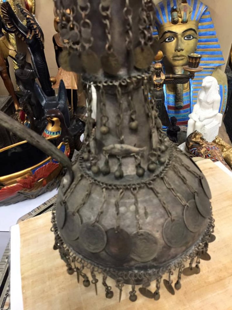 Vintage Bedouin Siwa Old Water Pot Brass and Real Old Egyptian - Etsy