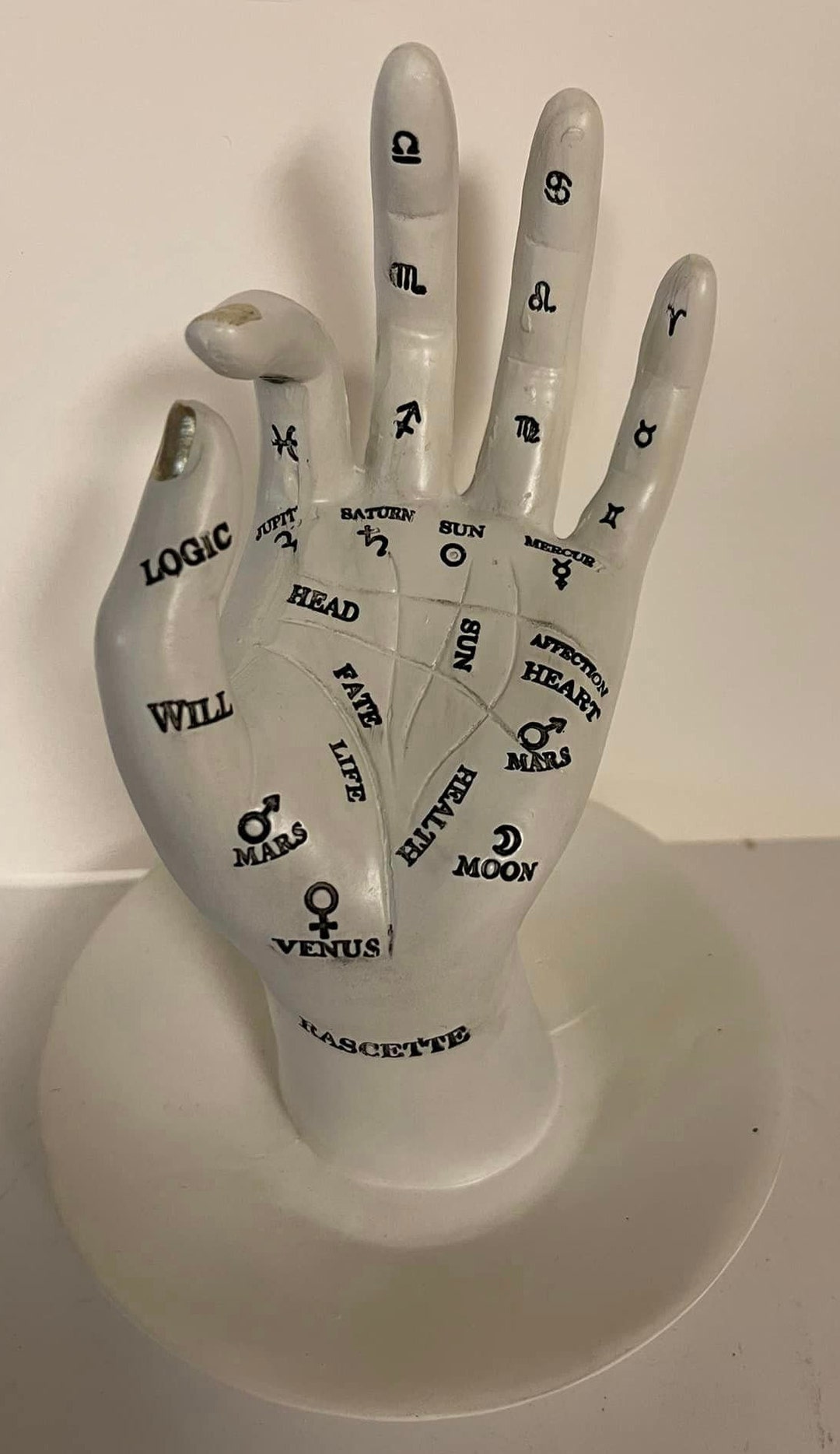 Unique Psychic Fortune Teller Chirology Palmistry Hand Rings Holder - Etsy