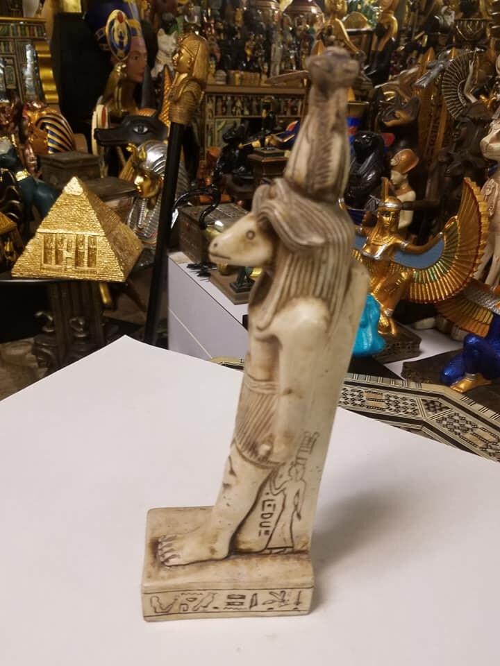 Unique Egyptian God Khnum Statue Hand Carved Made in Egypt | Etsy