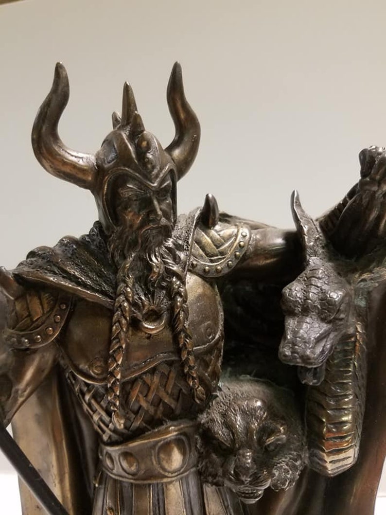 Unique Statue Loki Hand Crafted in Cold Cast Bronze - Etsy