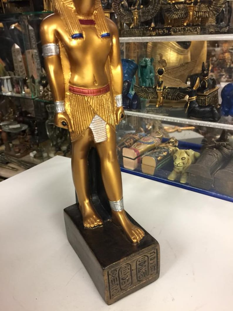 Unique Large Egyptian God Anubis Statue Hand Carved Made in - Etsy