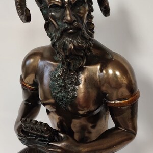 Unique Hand Made Ancient Greece Statue of Pan God of the Fertility 10 ...