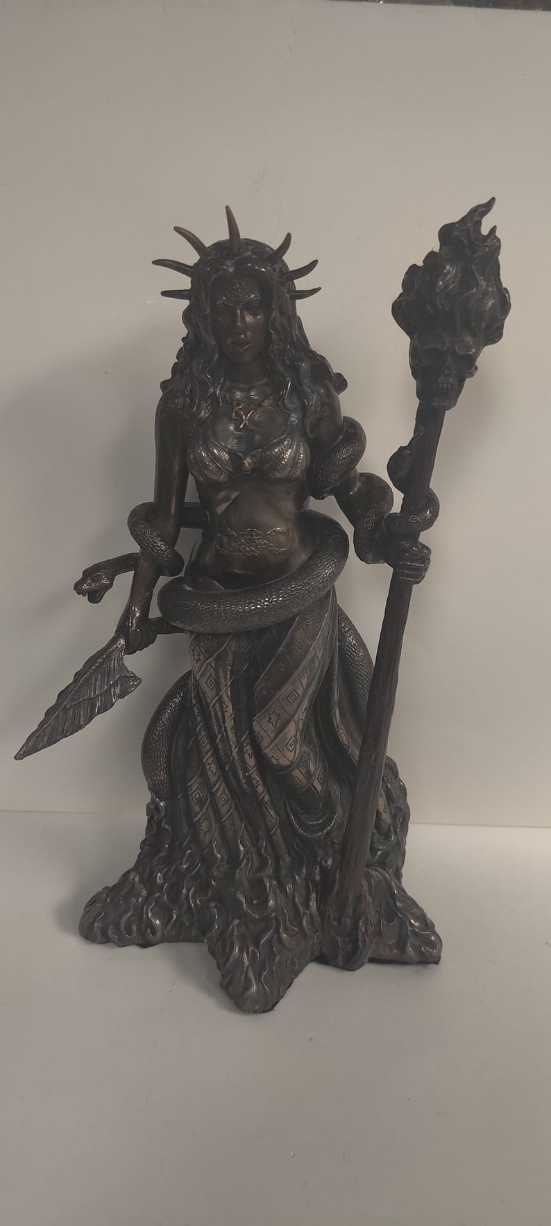 Unique Hecate the Greek Goddess of Magic Hand Painted 10'' H - Etsy