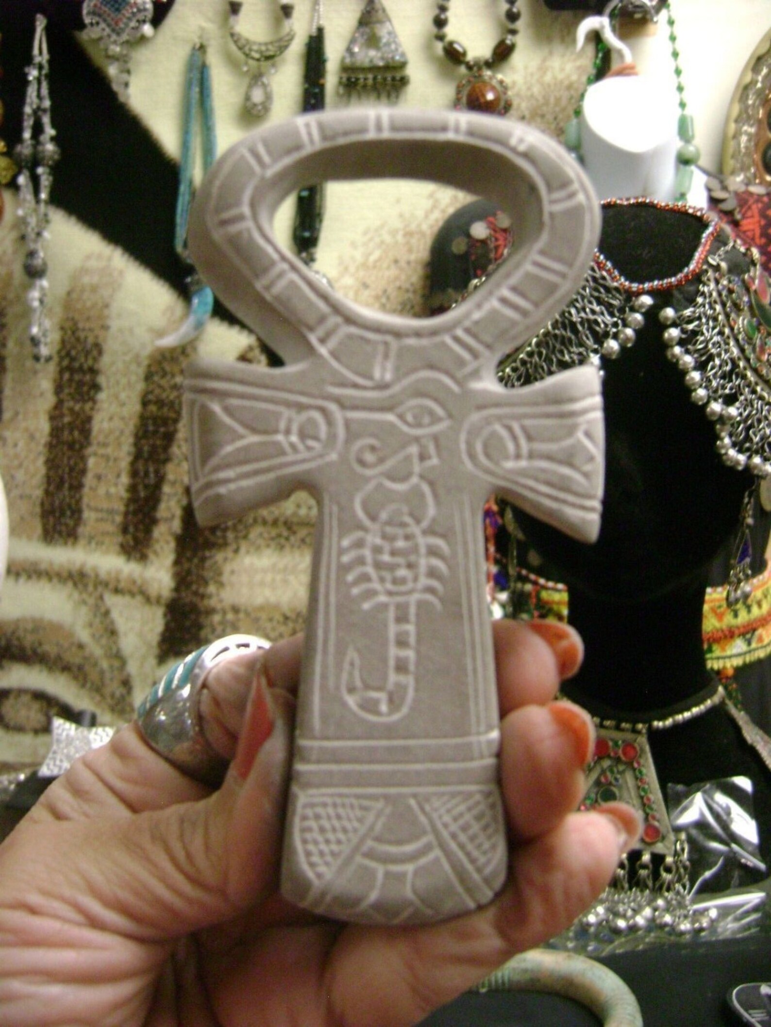 Unique Egyptian Ankh Made Of Natural Stone Made In Egypt Etsy