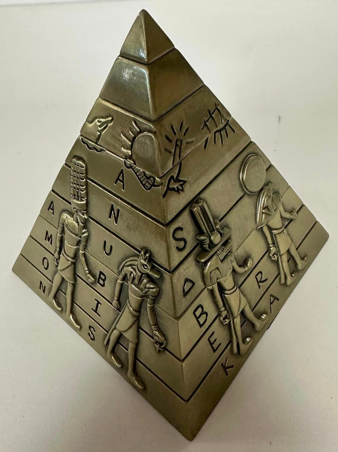 Unique Hand Made Egyptian God and Goddess Pyramids Made in Egypt - Etsy