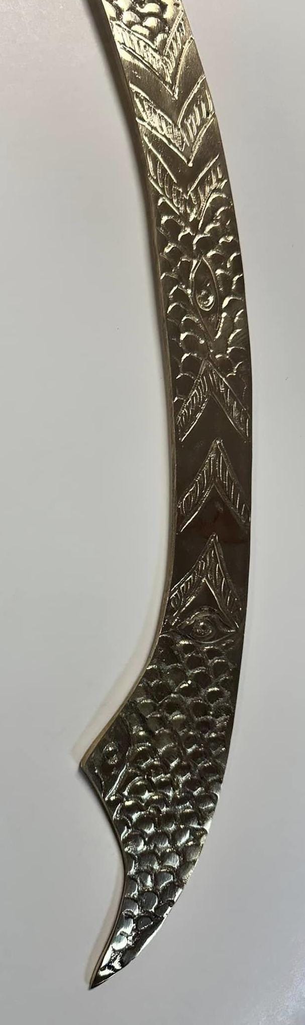Vintage Brass Egyptian Belly Dance Sword 28'' L Made in Egypt - Etsy
