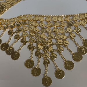 Unique Brass Egyptian Gold Coins Belt Made in Egypt LAST ONE - Etsy