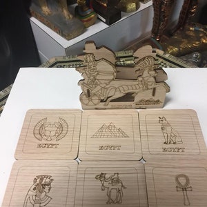 Unique Wood 6 Egyptian Coasters Made in Egypt - Etsy