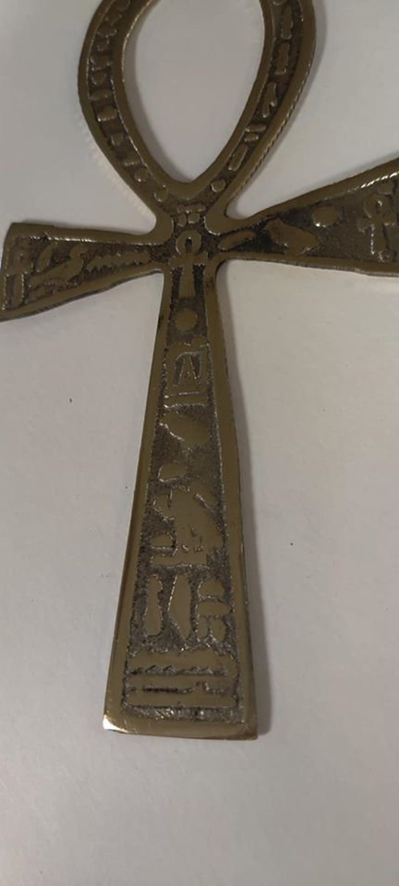 Large Heavy Brass Egyptian Ankh 8'' L Made in Egypt | Etsy