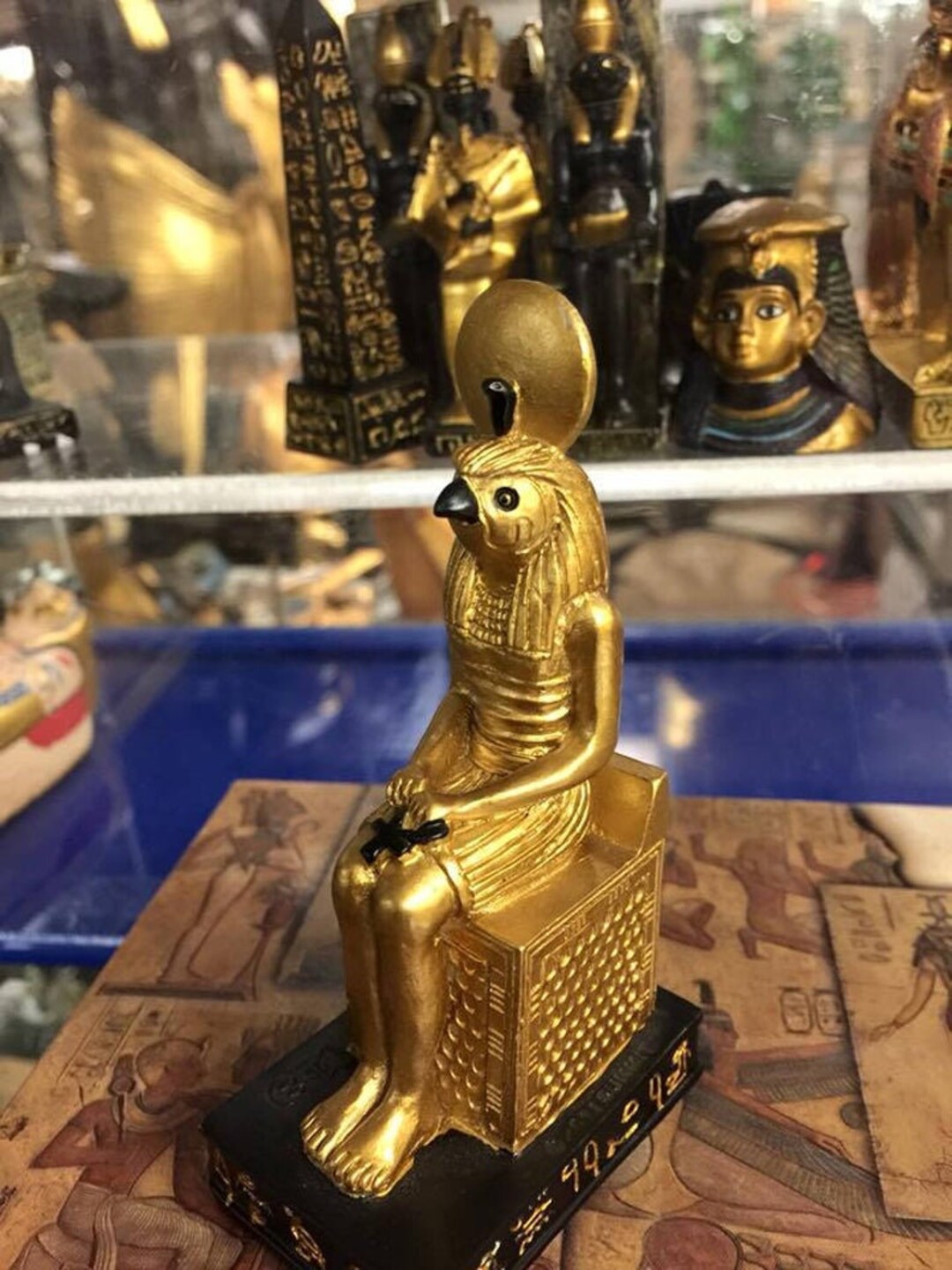 Amazing Unique Small Egyptian God Hours Statue - Etsy