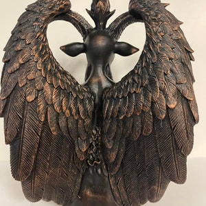 Unique Art Hand Carved Baphomet Statue 8'' H Home Decoration - Etsy