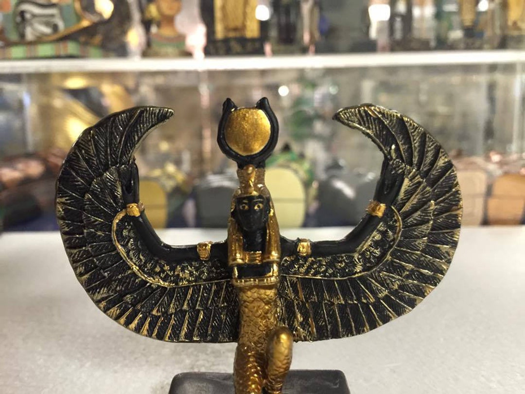 Small Statue Egyptian God Isis Statue - Etsy