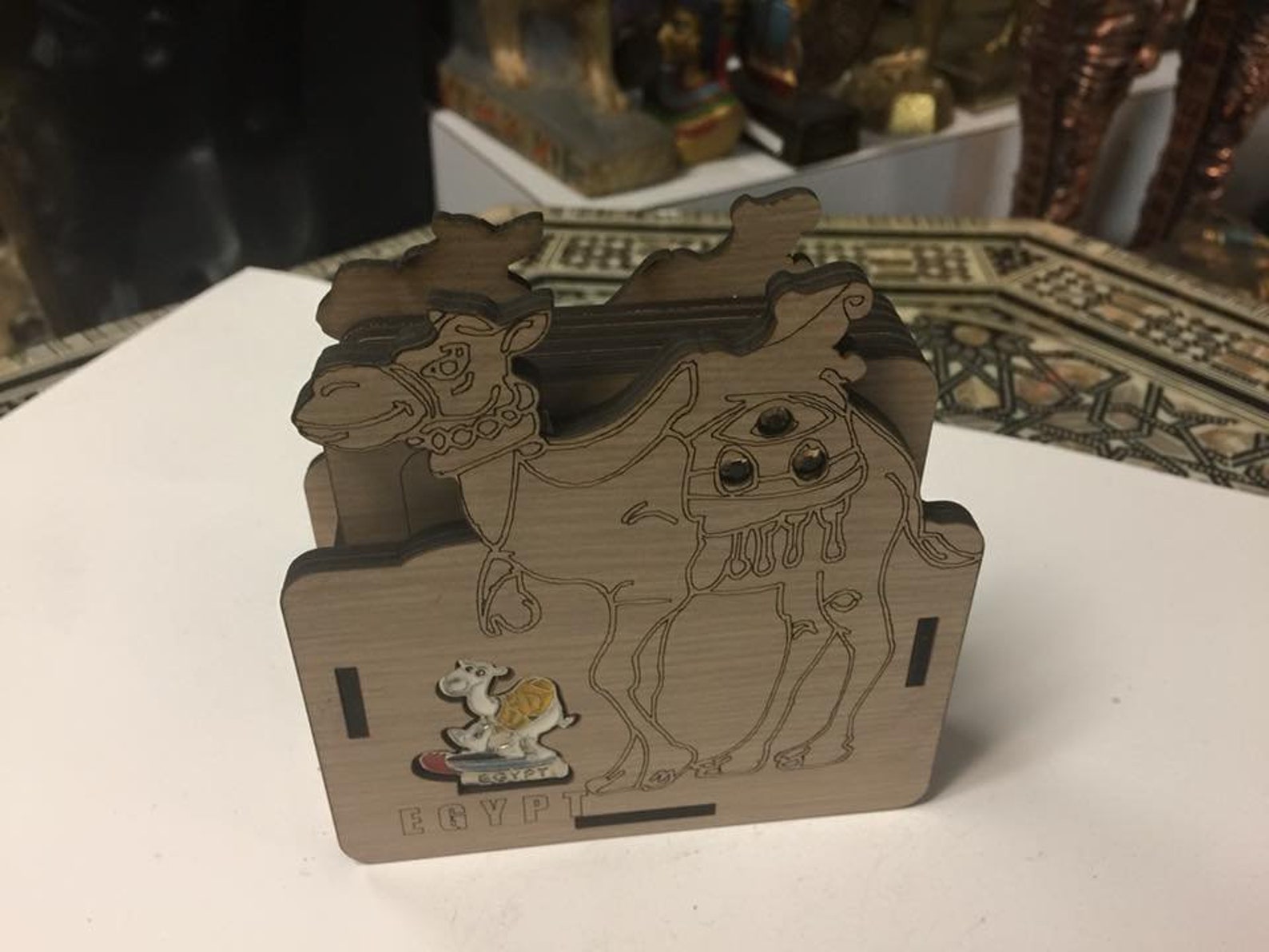 Unique Wood 6 Egyptian Coasters Made in Egypt - Etsy