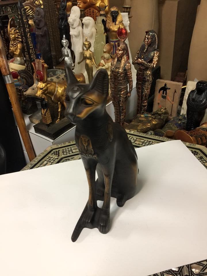 Unique Egyptian Large Cat Statue Made in Egypt | Etsy