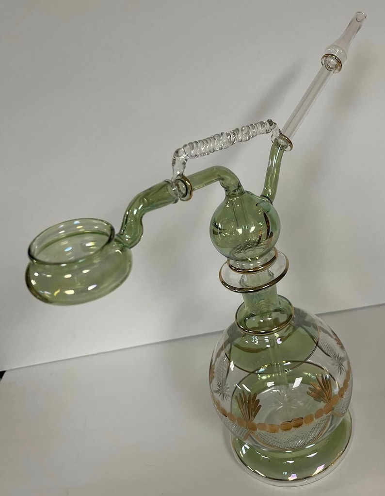 Unique Hand Made Glass Egyptian Hookah, Shisha Made in Egypt Last One ...