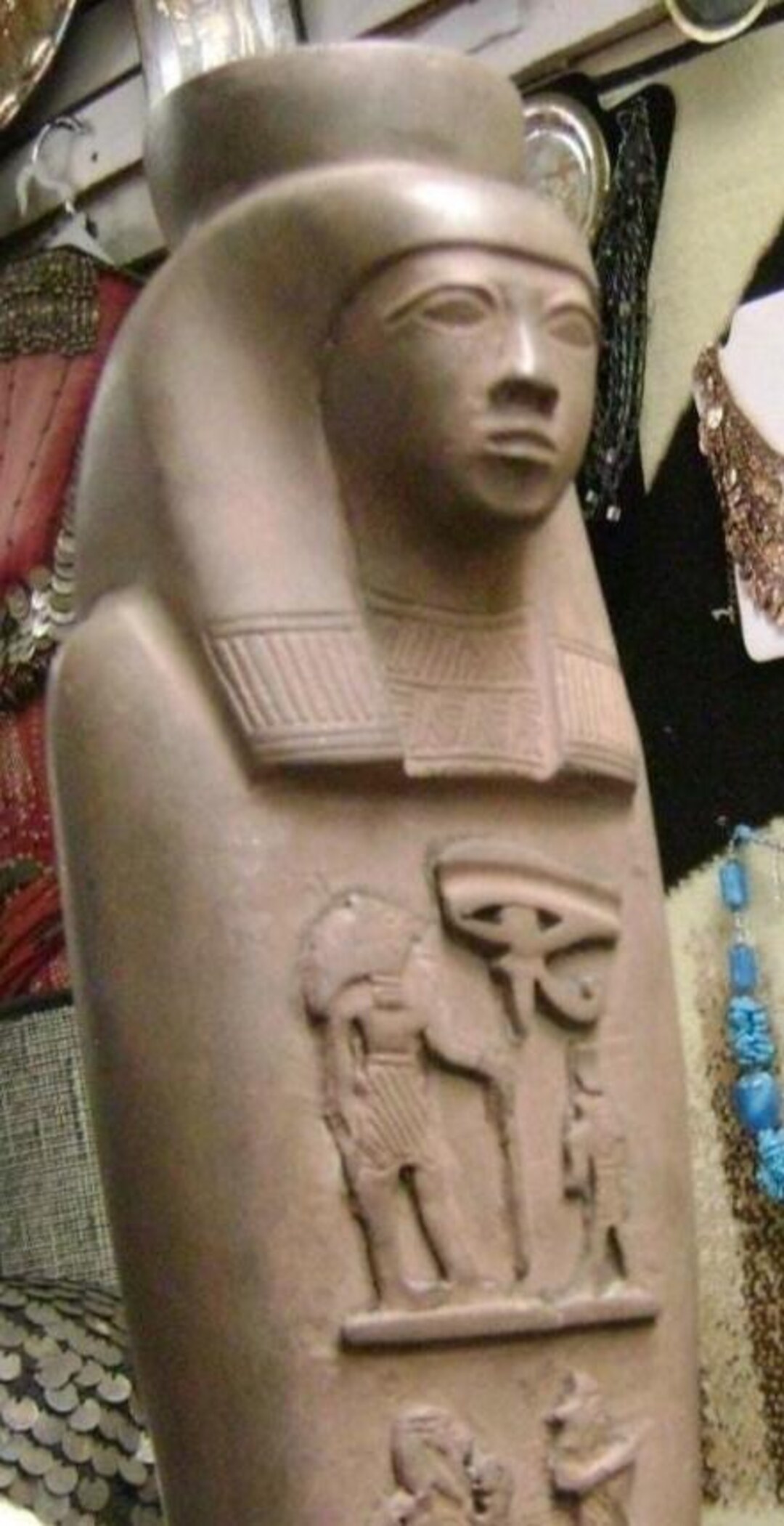 Unique Heavy Old Large Statue '' Nut '' Egyptian Goddess and the ...
