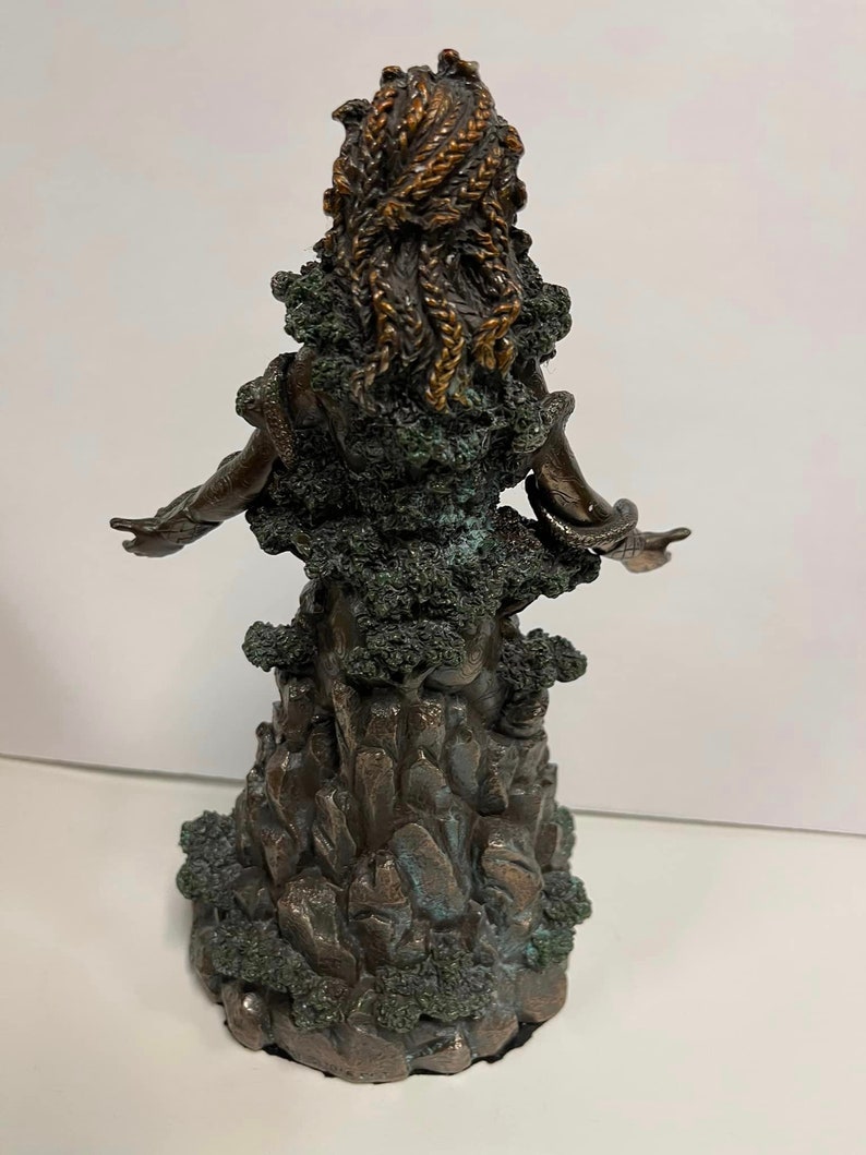 Unique Triple Goddess Danu Statue Mother Earth Goddess Hand Painted ...