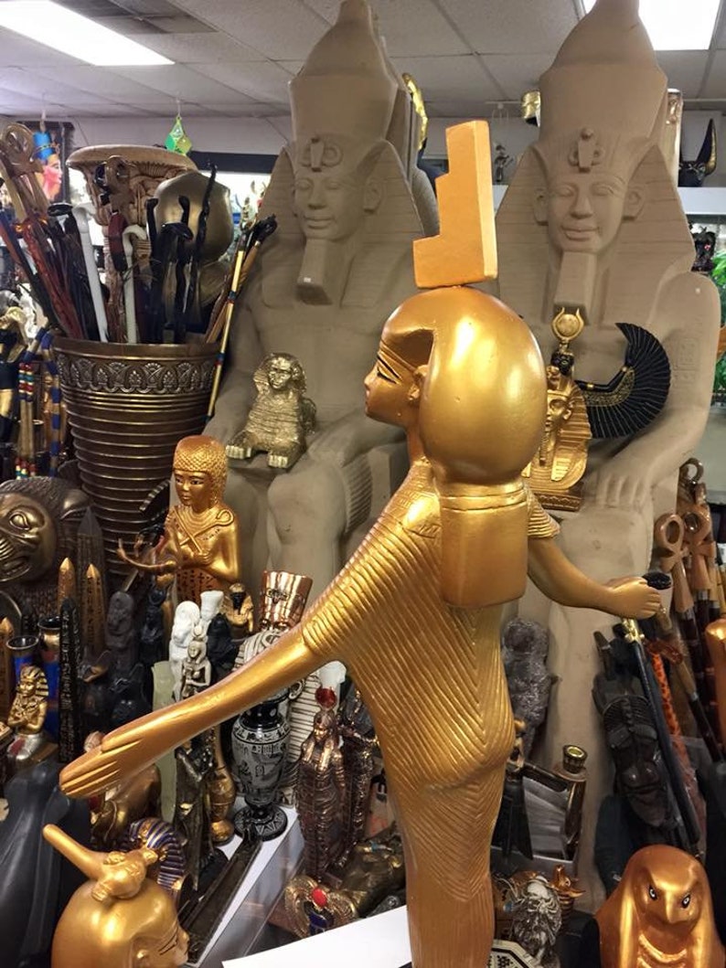 Unique Large Size Egyptian Goddess Isis Statue 40'' H | Etsy