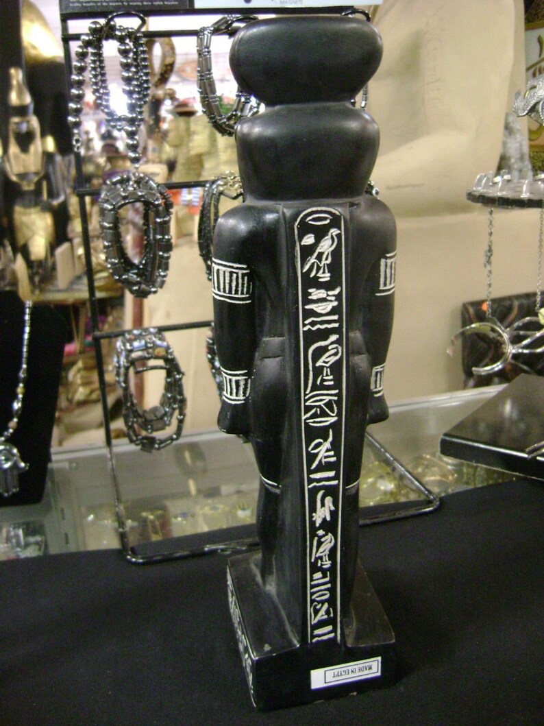 Unique Natural Basalt Stone Egyptian Goddess Sekhmet Statue - Etsy