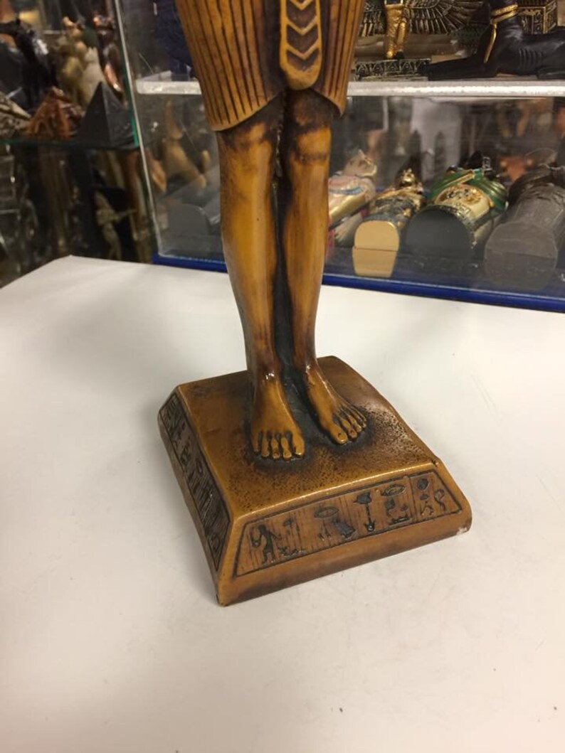 Unique Large Egyptian Goddess Isis Statue Hand Carved Made in | Etsy