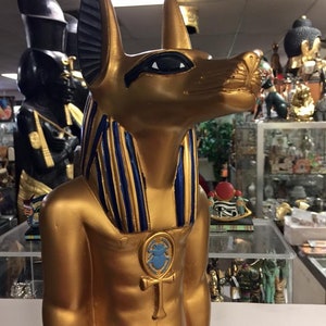 Unique Large Size Egyptian God Anubis 27'' H Statue Made in Egypt (if ...