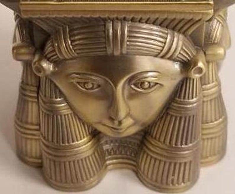 Unique Egyptian Goddess Hathor Pewter Candle With Beautifully Designs 4 ...