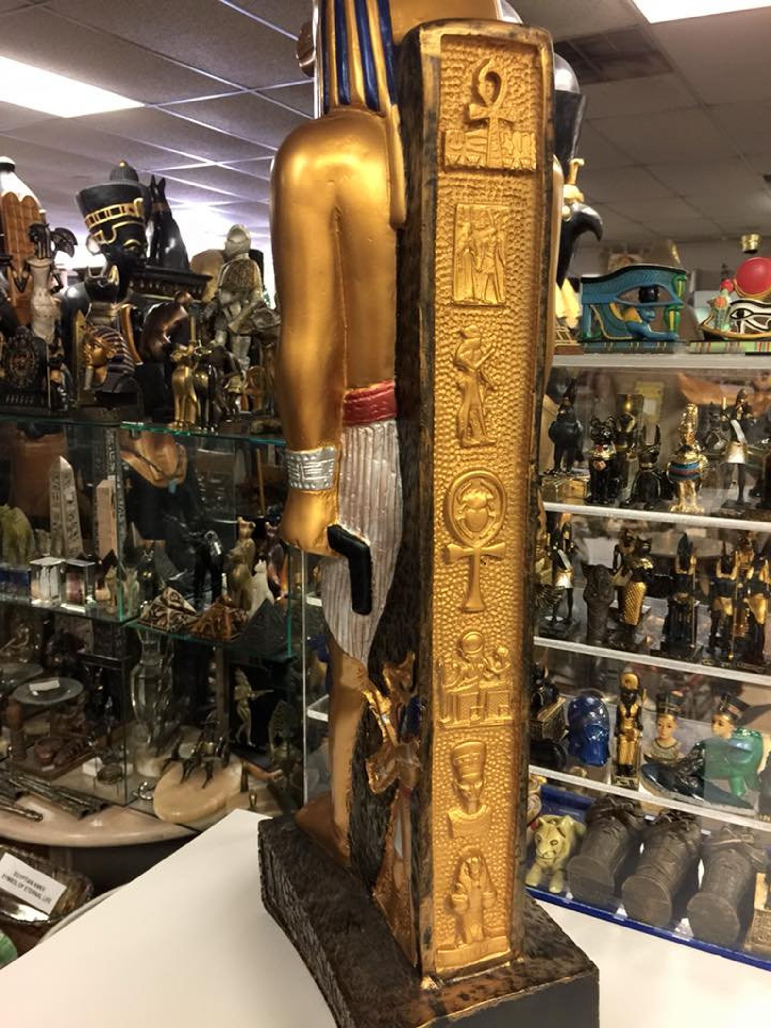 Unique Large Size Egyptian God Anubis 27'' H Statue | Etsy