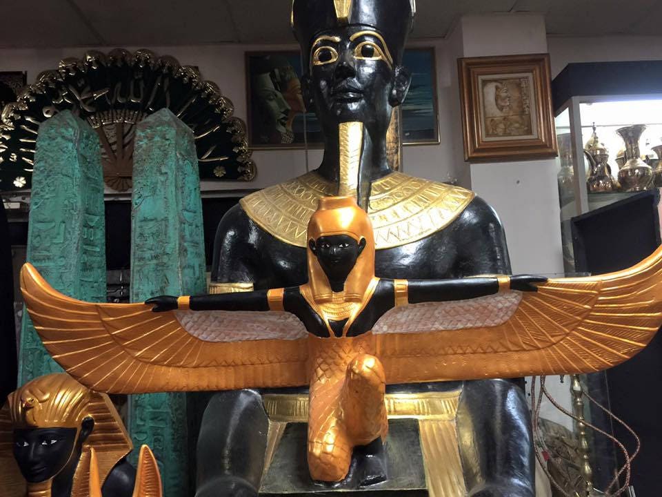 Large Unique Egyptian Mother Goddess ISIS Statue Made In Egypt | Etsy