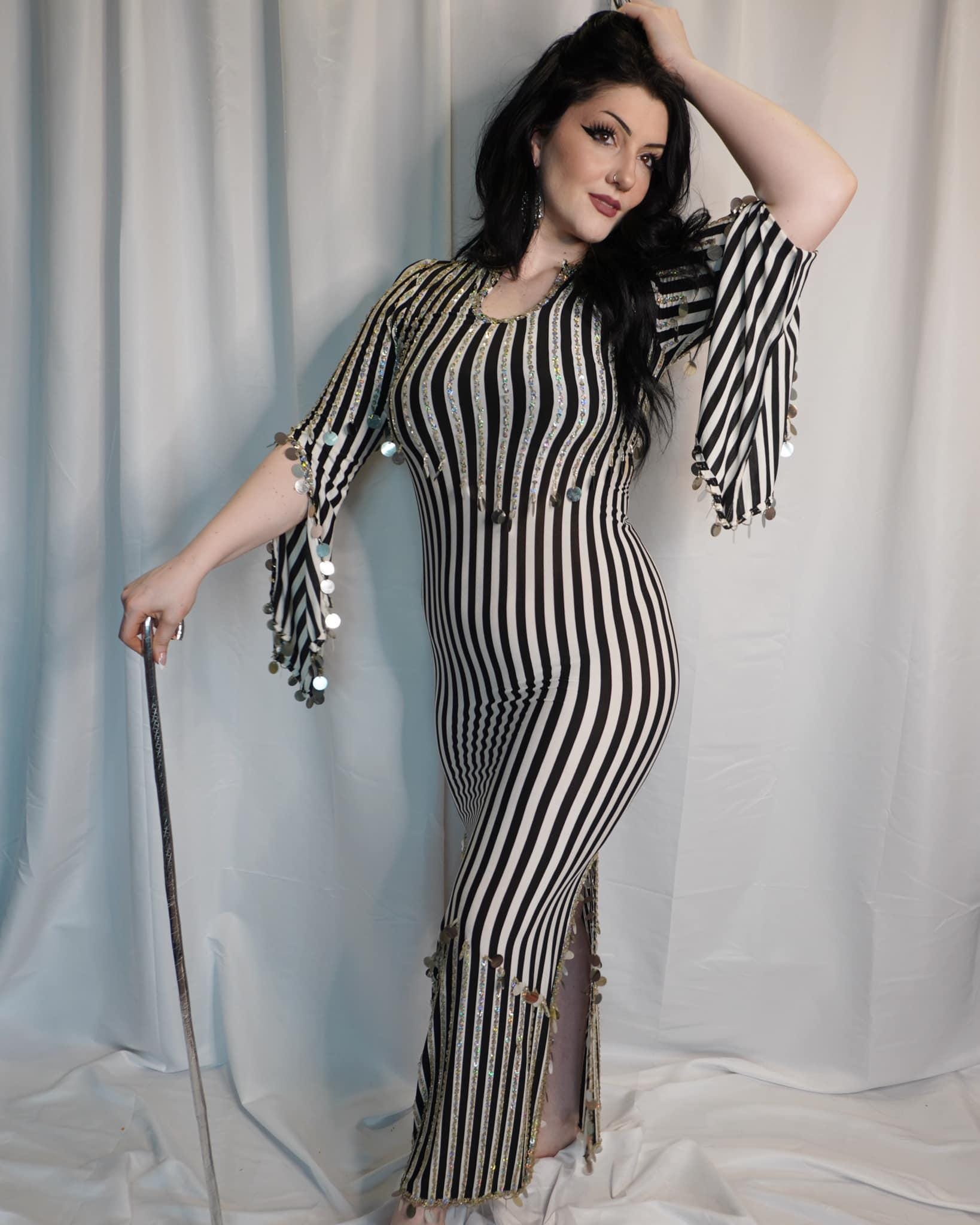 Egyptian Stretch Beledi Dress Saidi Galabeya Dress (fits Medium, Large ...