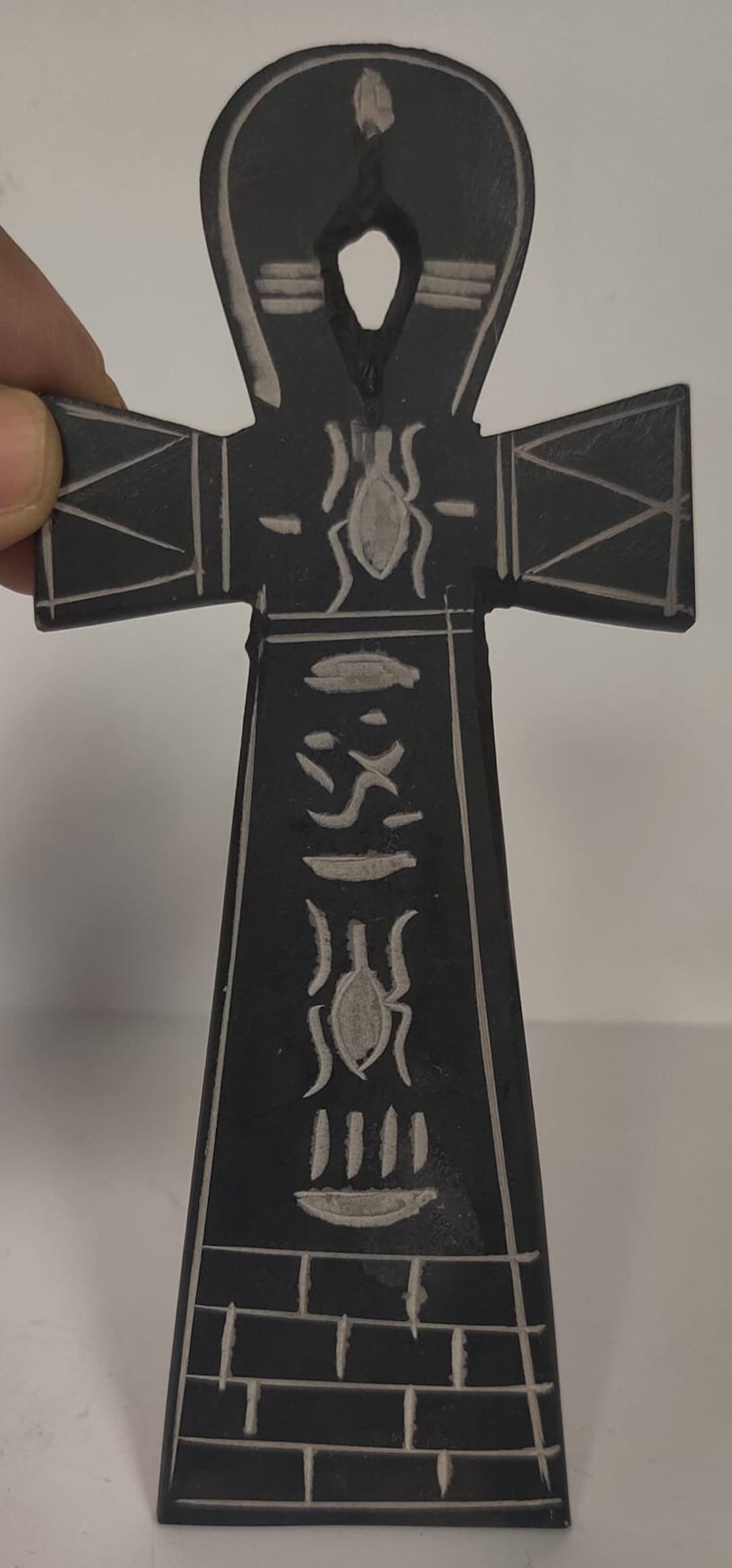 Unique Vintageegyptian Ankh Natural Bazelt Stone Made in Egypt - Etsy