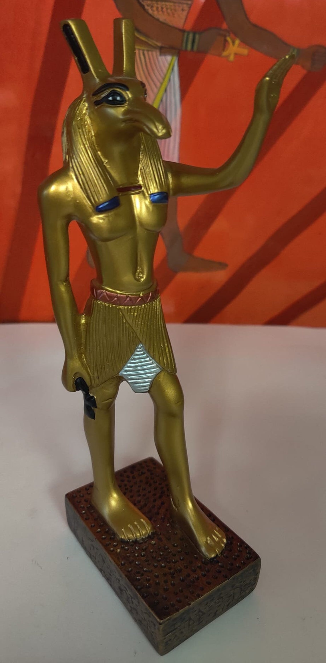 Unique Egyptian God Seth Statue Made in Egypt - Etsy