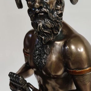 Unique Hand Made Ancient Greece Statue of Pan God of the Fertility 10 ...