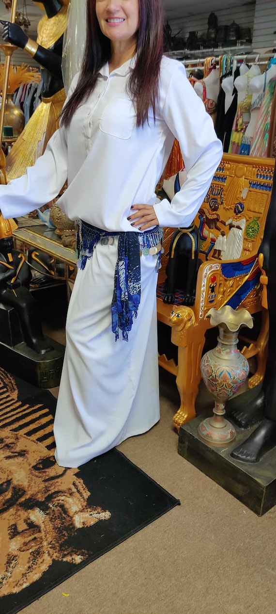 Egyptian Fifi Abdo's Famous Galabaya Made In Egypt ((… - Gem