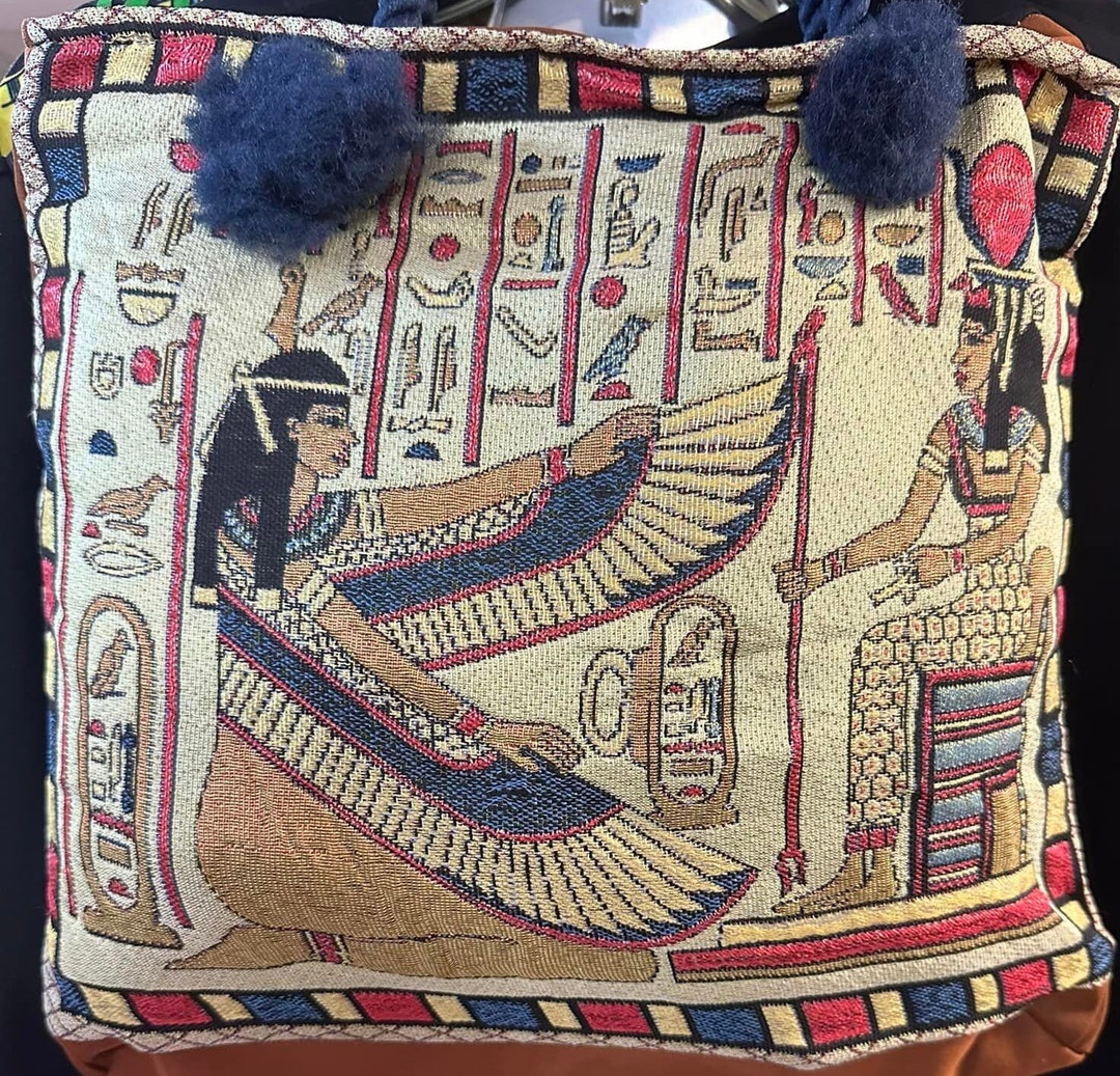 Unique Large Egyptian Shoulder Bag Made of Fabric Made in Egypt - Etsy