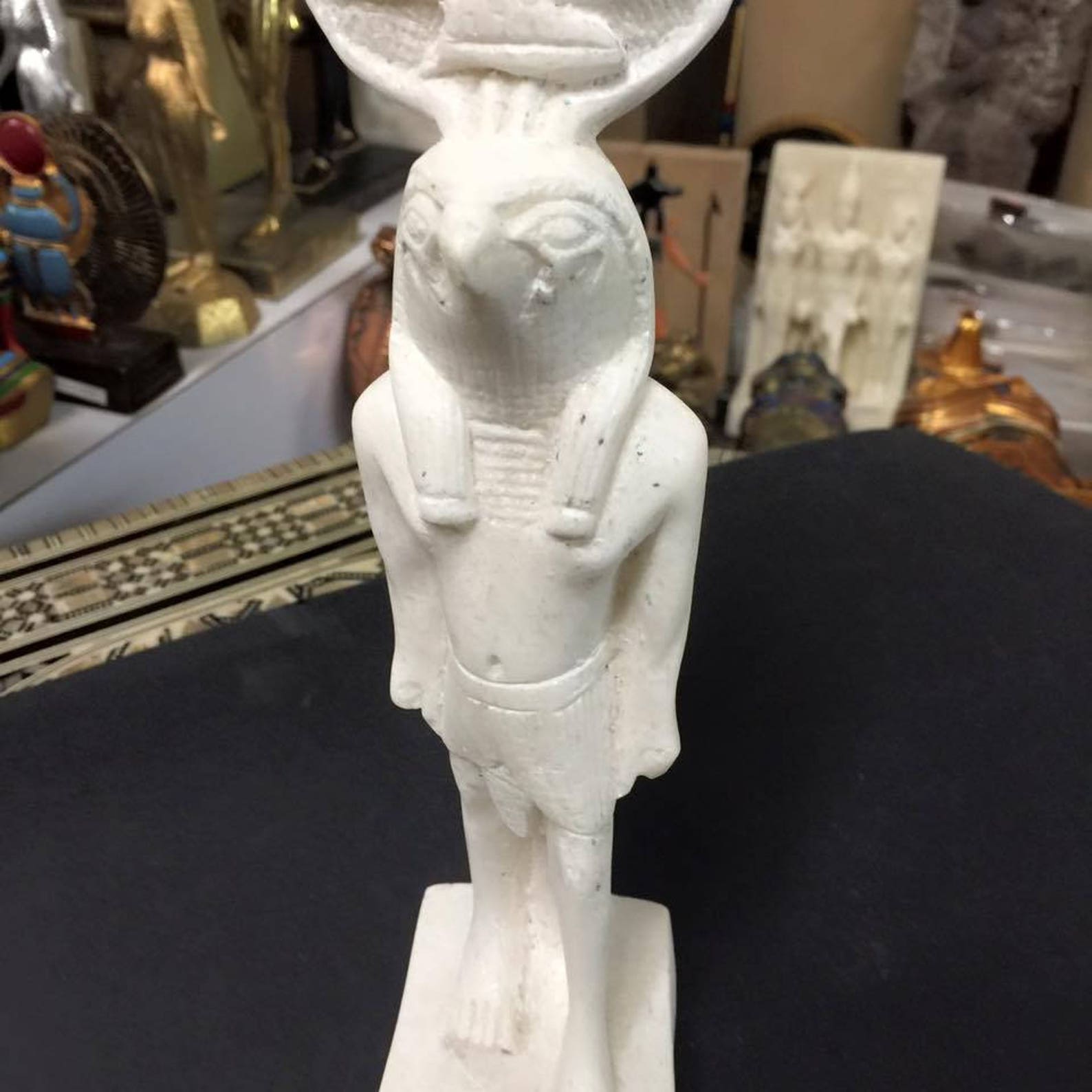 Statue égyptienne Dieu RA fait de Pierre philppe Made in Egypt - Etsy ...