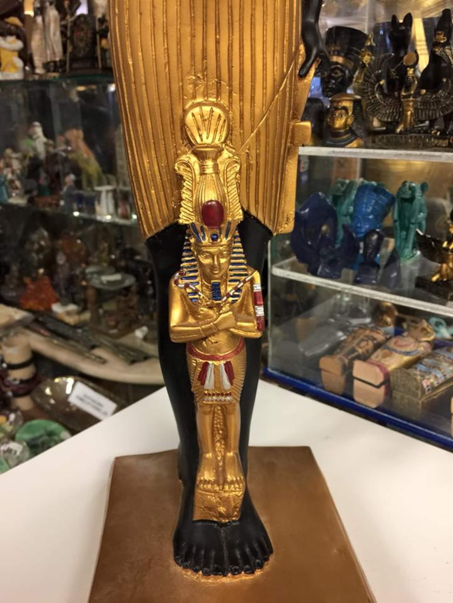 Unique Large Size Gold Leafed God Anubis Statue Made in Egypt - Etsy