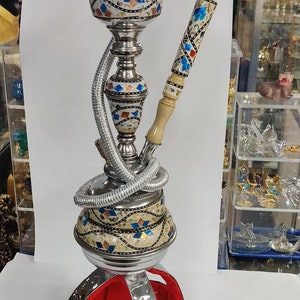Unique Brass Dance Shisha Shamadan Silver Color Made in Egypt - Etsy