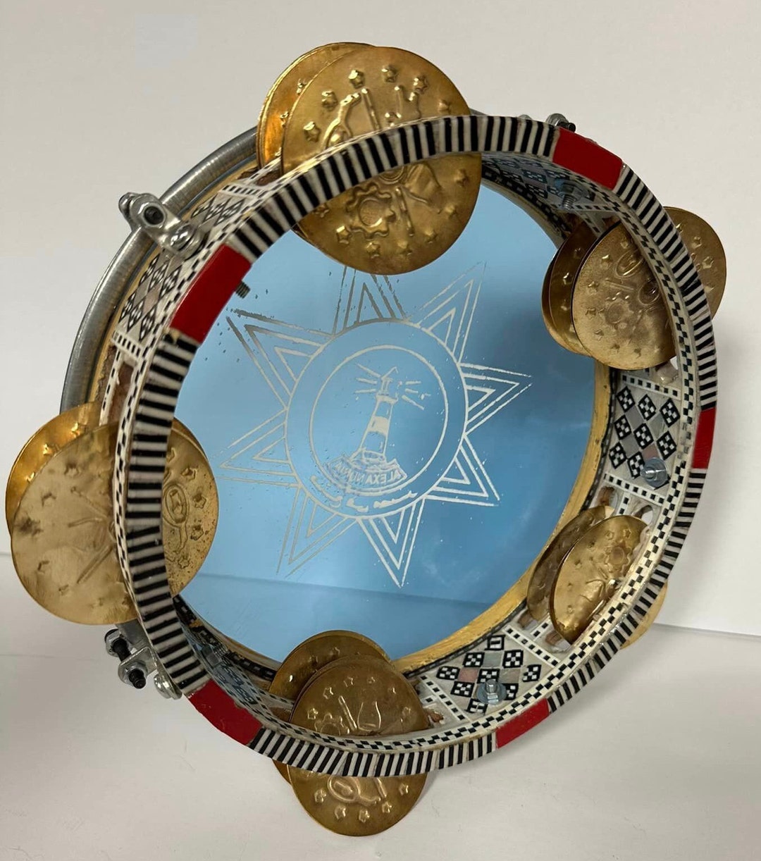 The Perfect Strong Sound Egyptian Mother of Peal Riqq Deff Professional ...