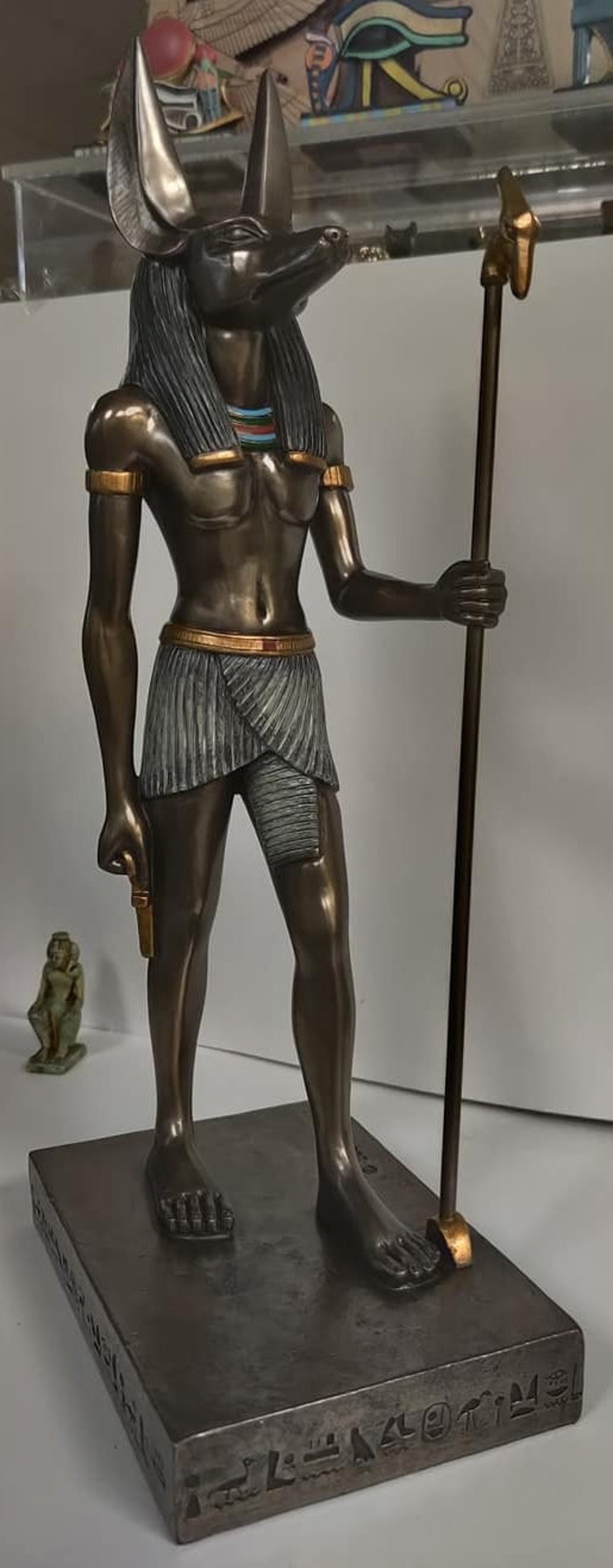 Unique Large Heavy God Anubis Statue Egyptian 16'' H | Etsy Hong Kong