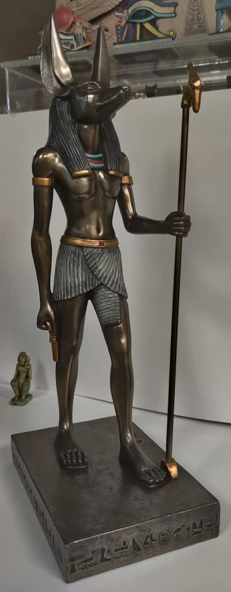 Unique Grand Dieu lourd Anubis Statue égyptienne 16'' | Etsy