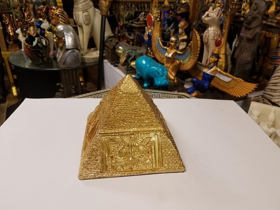 Unique Large Jewelry Box Egyptian Pyramid | Etsy