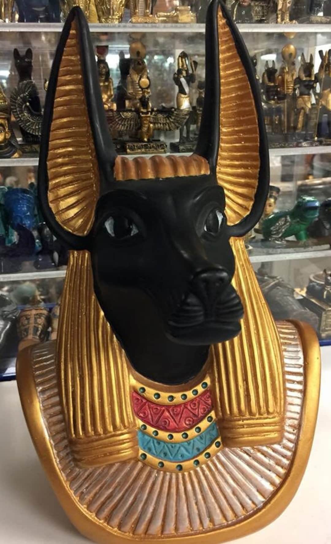 Unique Large Egyptian God Anubis Jackal Statue Made in Egypt - Etsy