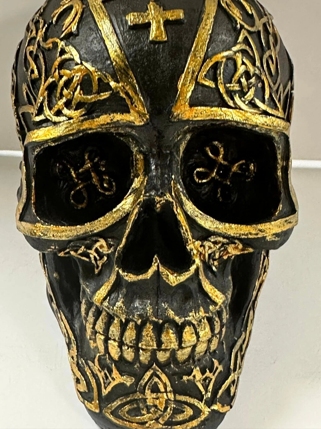 Unique Large Skull Head Statue Skeleton Decor Outdoors and Indoors - Etsy