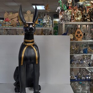 Unique Large Egyptian God Anubis Statue 22' H Hand Painted - Etsy