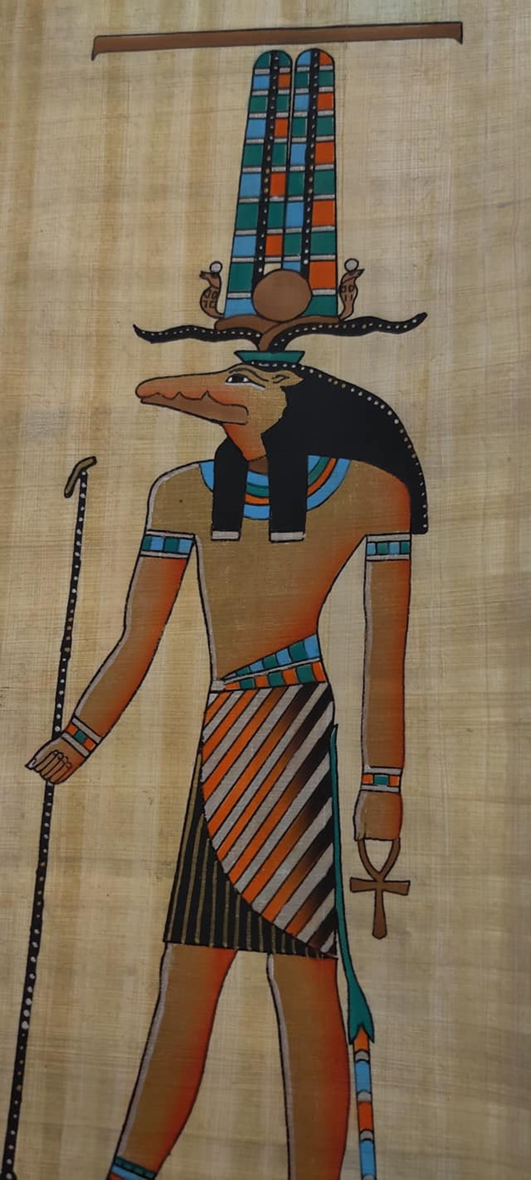 Egyptian God Sobek Drawing