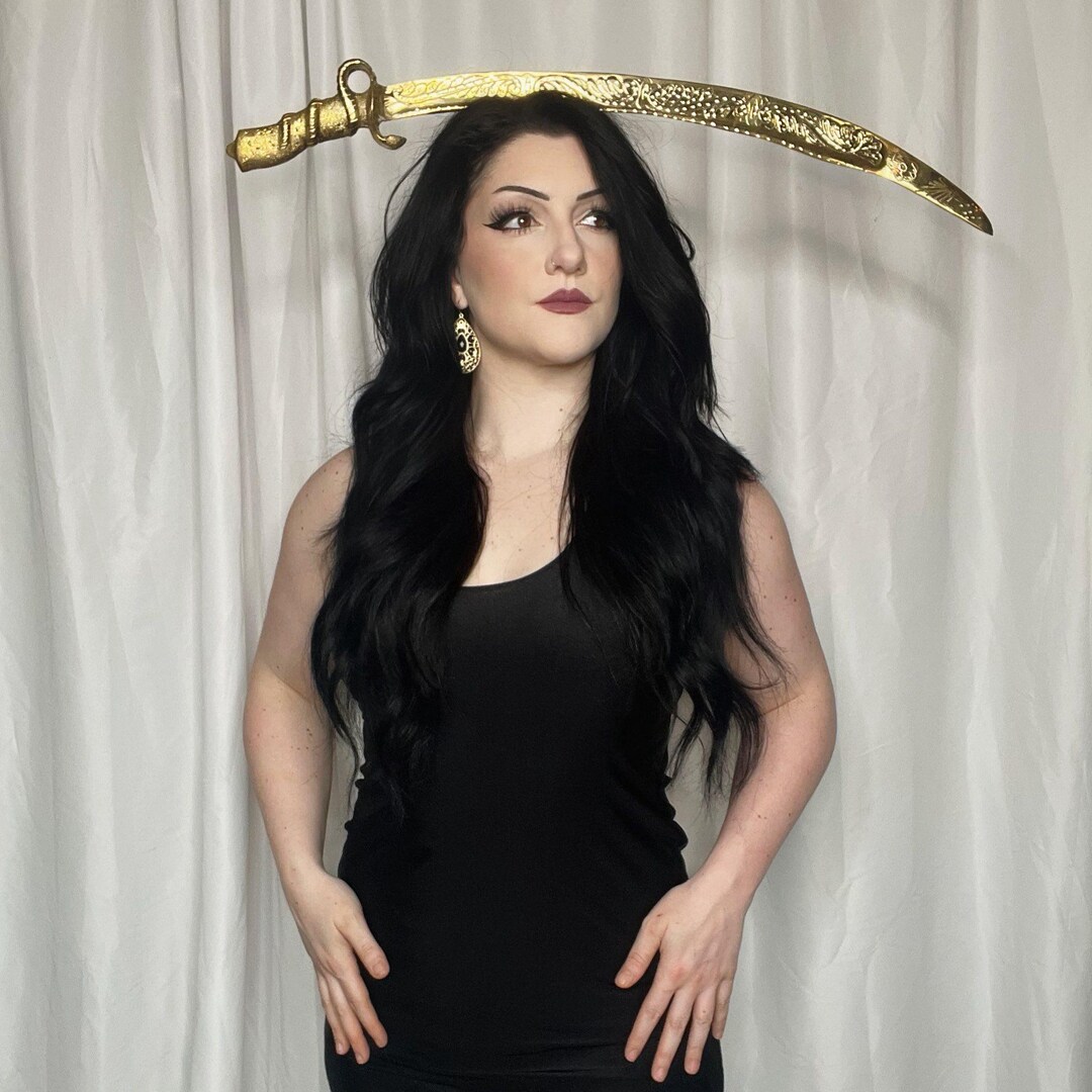 Vintage Unique Brass Egyptian Belly Dance Sword Made in Egypt Last One ...