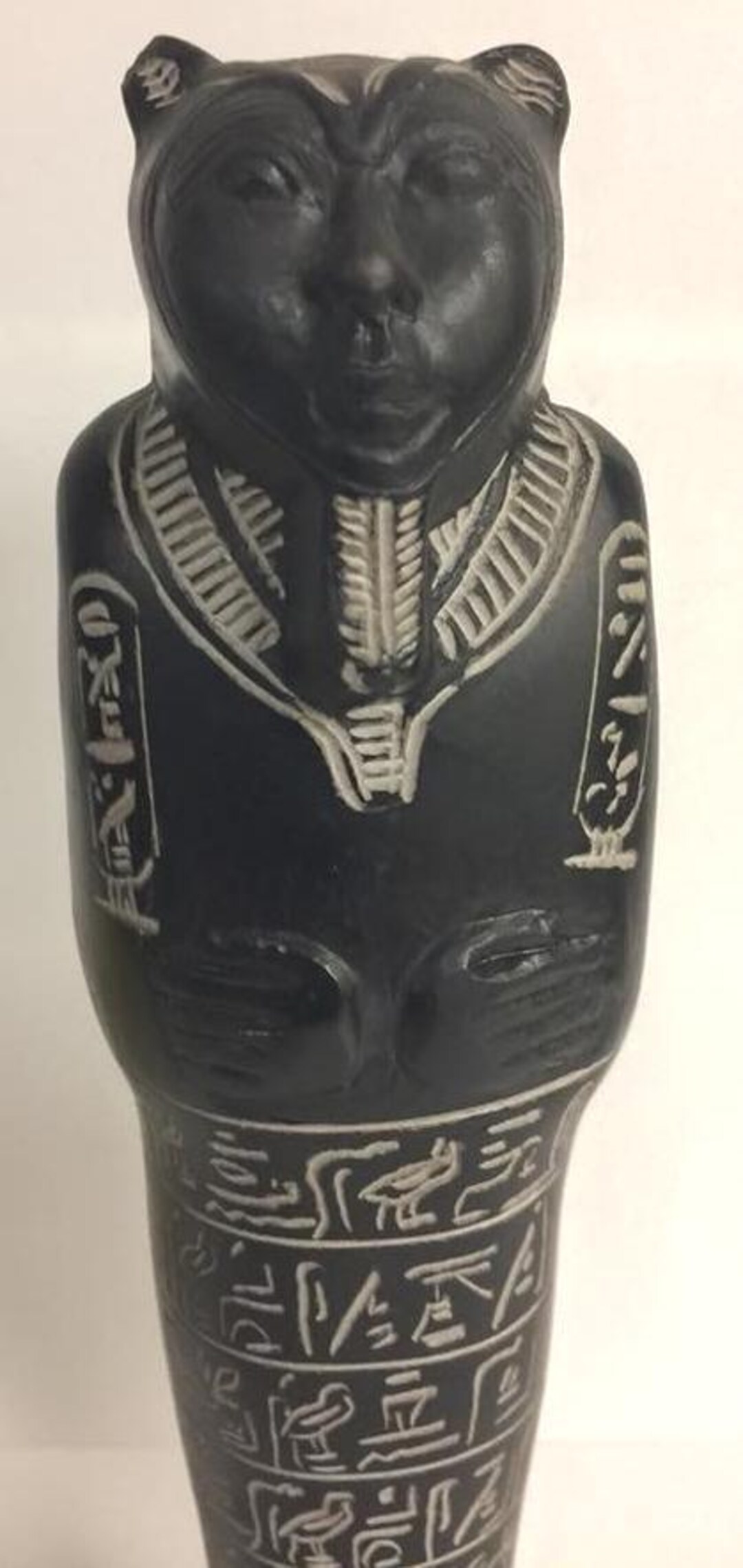 Vintage Unique Old Basalt Stone Egyptian Cat Statue Made in Egypt - Etsy
