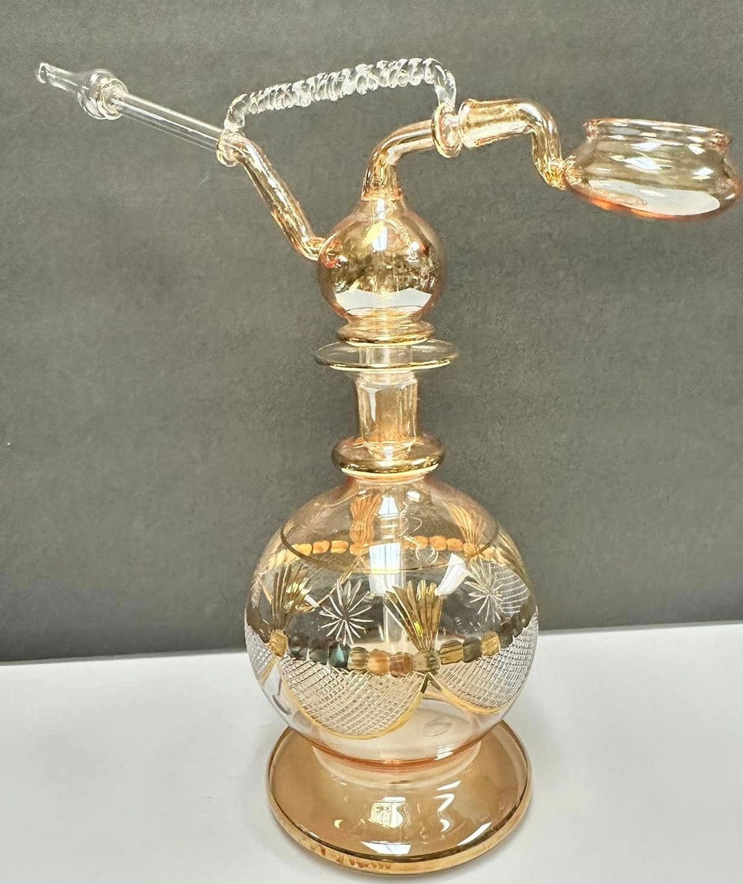 Unique Large Hand Made Glass Egyptian Hookah, Shisha Made in Egypt - Etsy
