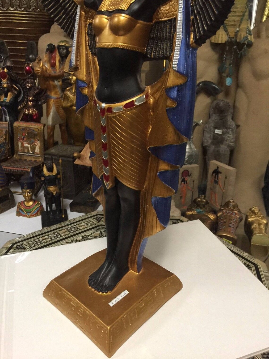 Unique Large Size Egyptian Goddess ISIS Statue Made in Egypt Last One ...